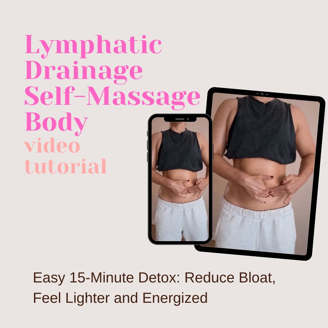 Lymphatic Drainage Self Massage Body Video Tutorial Studio Nourish